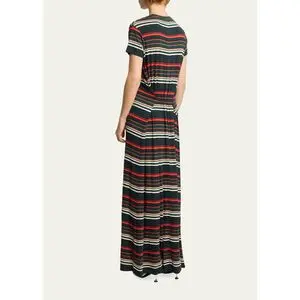 Proenza Schouler White Label Noelle Striped Stretch Cotton Dress
