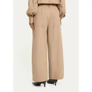 Brunello Cucinelli Sparkle Twill Wide-leg Pants