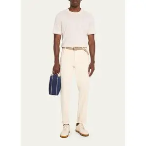 Brunello Cucinelli Leather Double-zip Toiletry Bag
