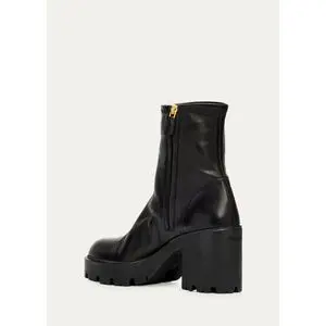 Prada 85mm Nappa Leather Ankle Boots