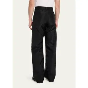 Rick Owens Megastrapped Geth Nylon Canvas Wide-leg Jeans