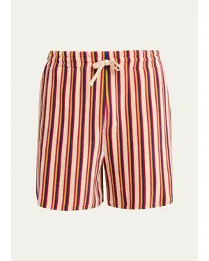 Valentino Garavani Striped Toweling Shorts - Multi