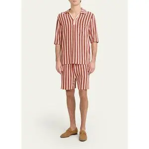 Valentino Garavani Striped Toweling Shorts