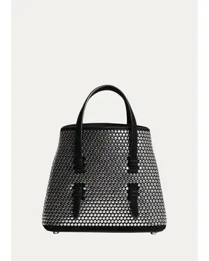 Alaïa Mina 20 Studded Top-handle Bag - Noir