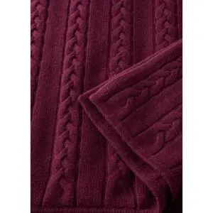Tse Cashmere Cashmere Cable-knit Throw Blanket