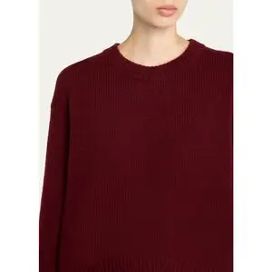 THE ROW Parth Cashmere Oversized Crewneck Sweater