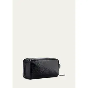 Balenciaga Le City Leather Toiletry Bag