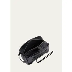 Balenciaga Le City Leather Toiletry Bag