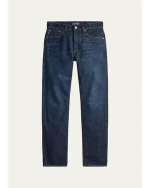 Ralph Lauren Purple Label American Indigo Straight-fit Jeans - Blue