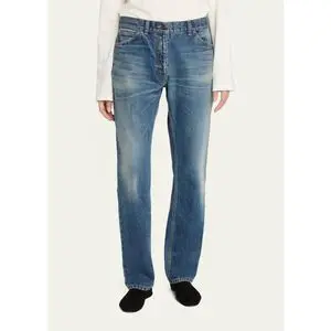 THE ROW Dinni Low-rise Straight-leg Jeans
