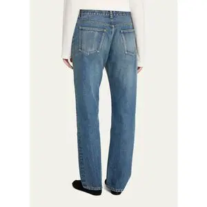 THE ROW Dinni Low-rise Straight-leg Jeans