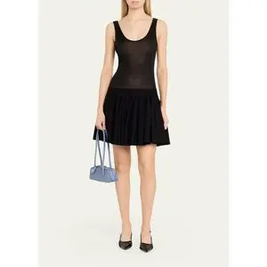 Alaïa Le Teckel Small Snakeskin Shoulder Bag - Blue