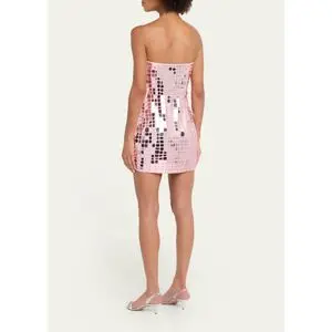 Retrofete Kaleido Strapless Mini Dress