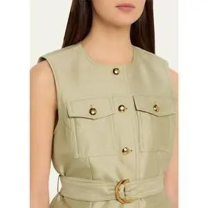 Zimmermann Luna Wool Silk Utility Vest