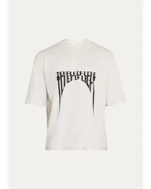 Rick Owens Walrus Cotton Logo T-shirt - 5109- Milk