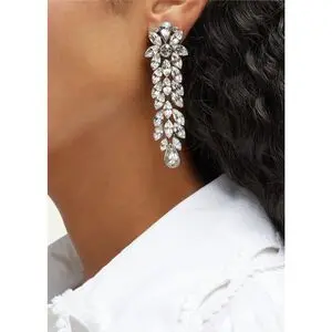 BEN-AMUN Large Crystal Drop Earrings