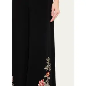 Cinq À Sept Rococo Embroidered Pants