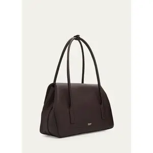 TOM FORD Eclipse Medium Leather Shoulder Bag - Chocolate