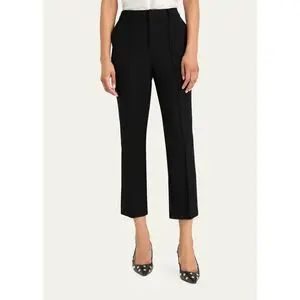 Cinq À Sept Emmy Cropped Straight-leg Pants
