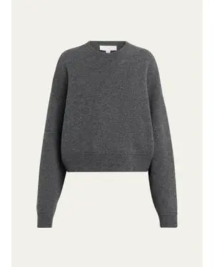 Michael Kors Drop Shoulder Cashmere-blend Sweatshirt