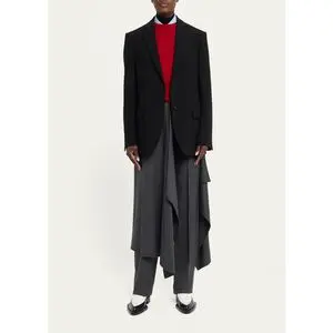 Michael Kors Point-collar Cotton Poplin Dickey