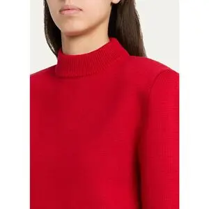 WILLY CHAVARRIA Chavela Wool Short-sleeve Crop Sweater
