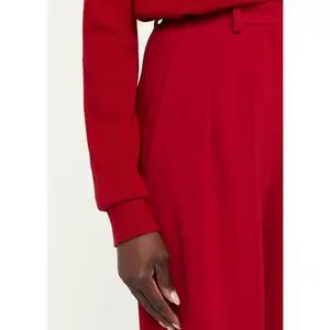 Michael Kors Pleated Wide-leg Trousers
