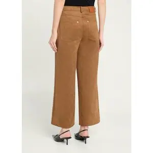 TOCCIN Blaire Cropped Wide-leg Weekend Pants
