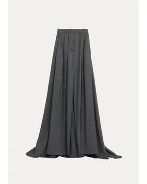 Michael Kors Opera Wide-leg Stretch Wool Trousers