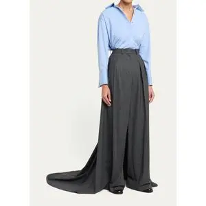 Michael Kors Opera Wide-leg Stretch Wool Trousers