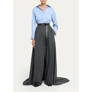 Michael Kors Opera Wide-leg Stretch Wool Trousers