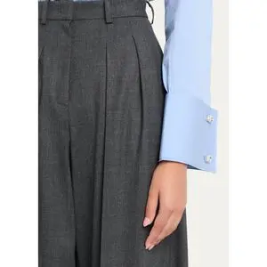 Michael Kors Opera Wide-leg Stretch Wool Trousers