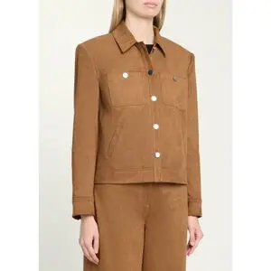 TOCCIN Isalya Boxy Button-front Jacket