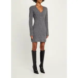 TOCCIN Sara Brushed Cashmere Mini Sweater Dress