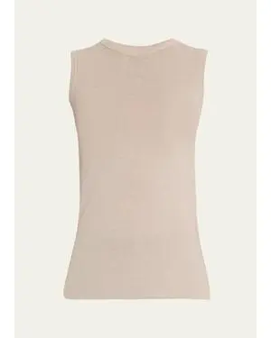 Majestic Filatures Cashmere Crewneck Tank Top