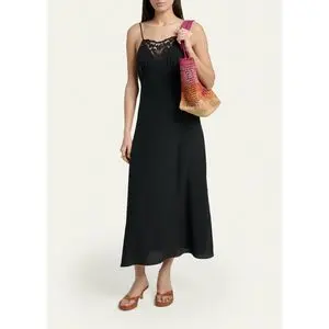 Chloé Summer Banana Ombre Raffia Tote Bag