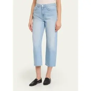 L'Agence Mallis High-rise Bow-leg Jeans