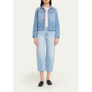 L'Agence Mallis High-rise Bow-leg Jeans