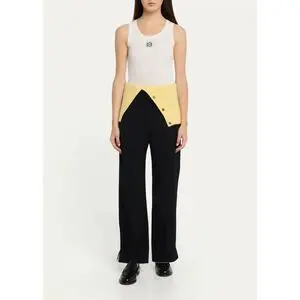 Loewe Removable-flap Wool-cotton Trousers