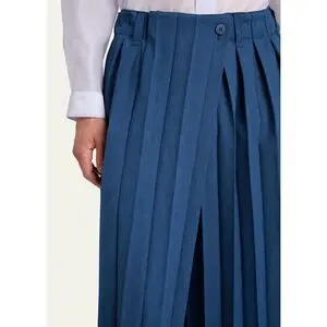 Issey Miyake Edge Ensemble Pleated Trousers