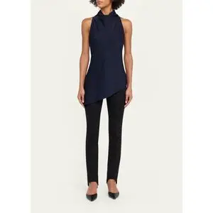 Veronica Beard Radford Asymmetric Tunic Top