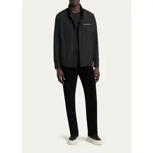 Moncler Snap-front Down Jacket
