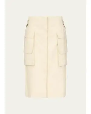 Ossou Glen Knee-length Cargo Skirt