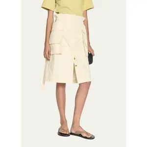 Ossou Glen Knee-length Cargo Skirt