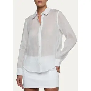 L'Agence Ellery Sheer Ramie Blouse