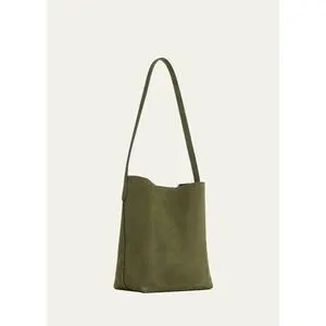 MANSUR GAVRIEL Everyday Cabas Small Suede Shoulder Bag - Algae