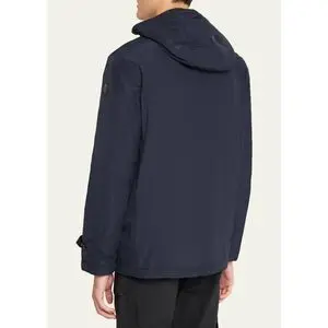 Moncler Evrine Hooded Down Parka - Navy