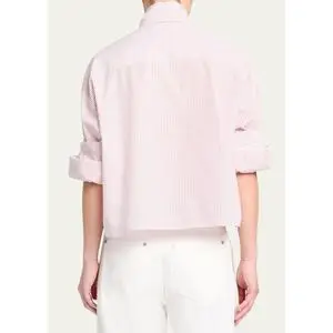 TWP Tie One On Striped Button-front Shirt