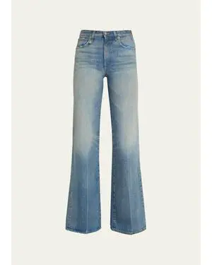 R13 Charlotte Wide-leg Jeans