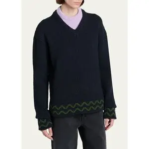 Marni Layered Wool Sweater